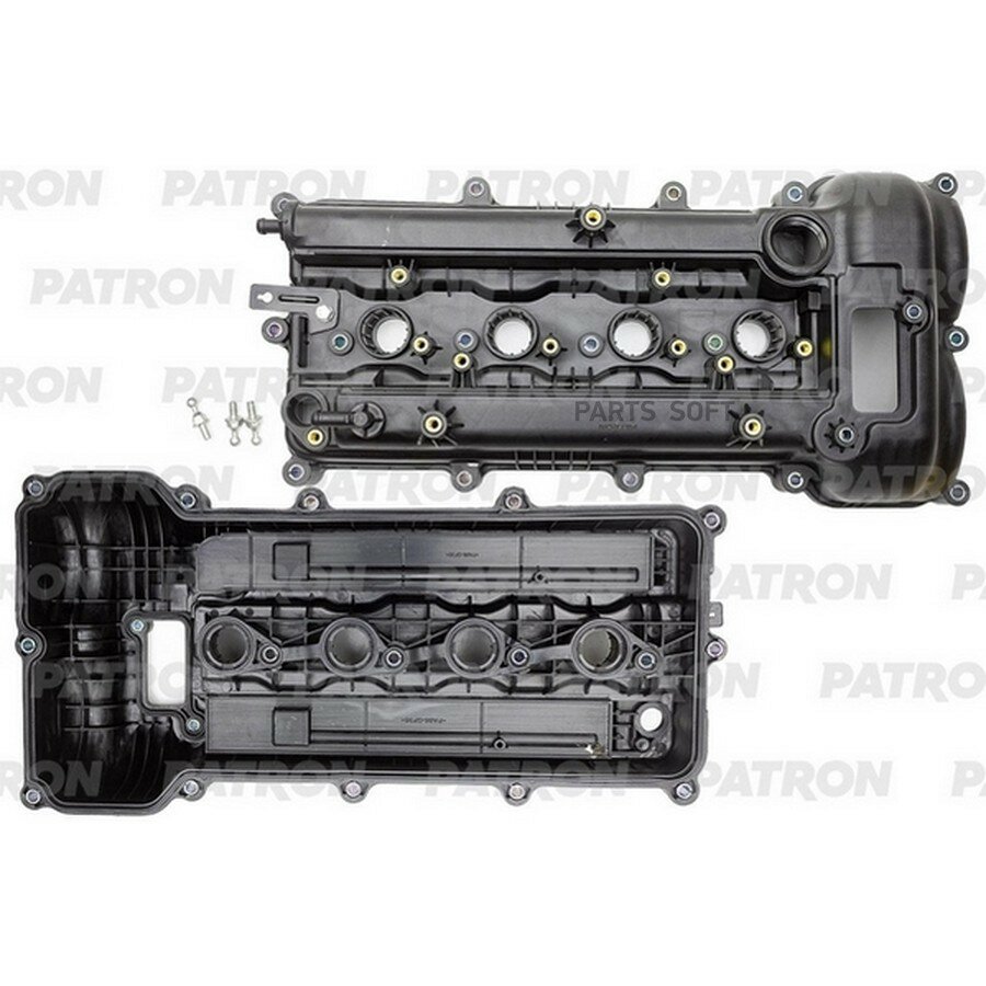 Крышка клапанная HYUNDAI: Solaris 2017-, I30 2012-, Elantra 2011-2016, Veloster 2011-2017 / KIA: Ceed 2012-, Cerato 2013-2020, Soul 2009-2018 PATRON P17-0057 | цена за 1 шт