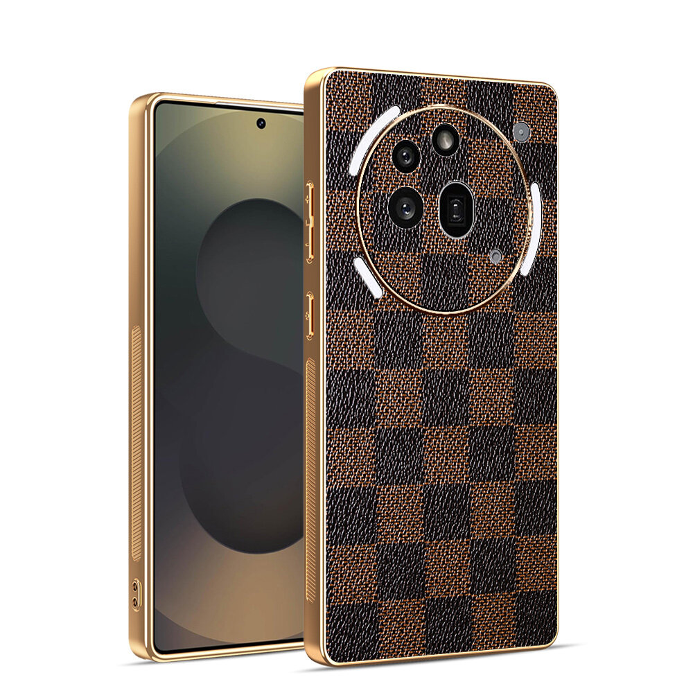 Чехол для Nothing Phone 3a Pro / Нотинг Фон 3a Про, глянцевая поверхность, пластик, защита камеры, ударопрочный, Nothing, Nothing Phone 3a Pro, чехол-кардиомонитор, brown