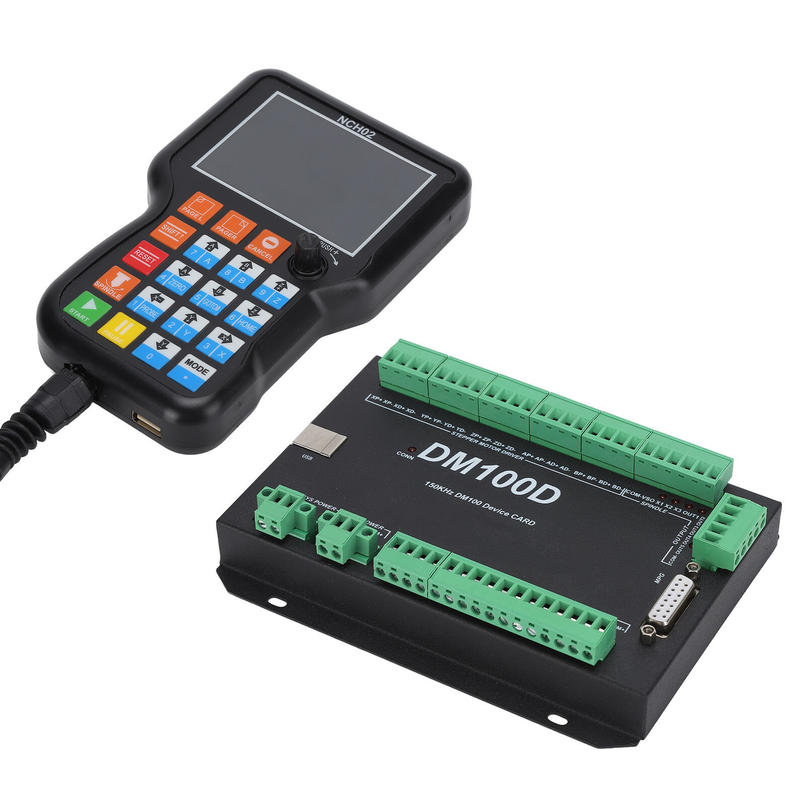 Контроллер ЧПУ Многофункциональные автономные контроллеры движения для гравировально-фрезерного станка DC 24V3 Оси