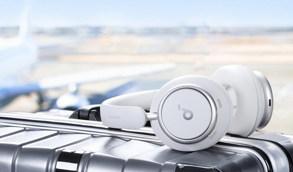 Беспроводные наушники Anker Soundcore Space Q45, полноразмерные, белые — фото 1