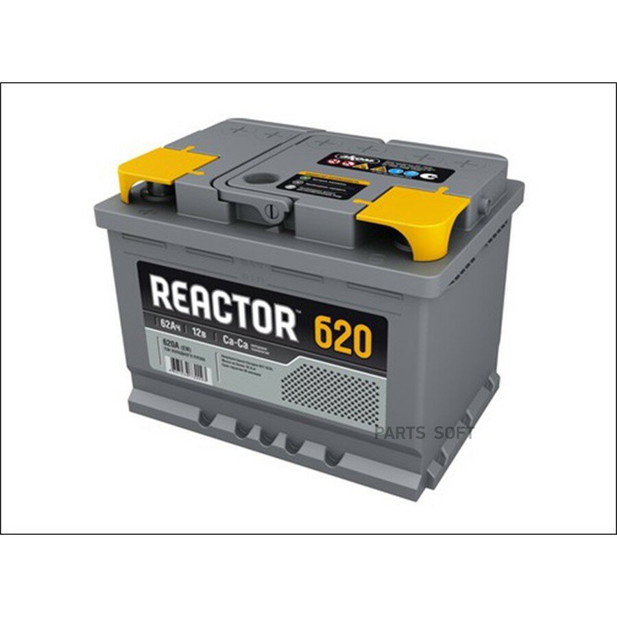 Аккумулятор 6СТ- 62 Reactor п. п. (пусковой ток 660А) L2 (АКОМ) от официального дистрибьютора, AKOM, артикул 4607034730093