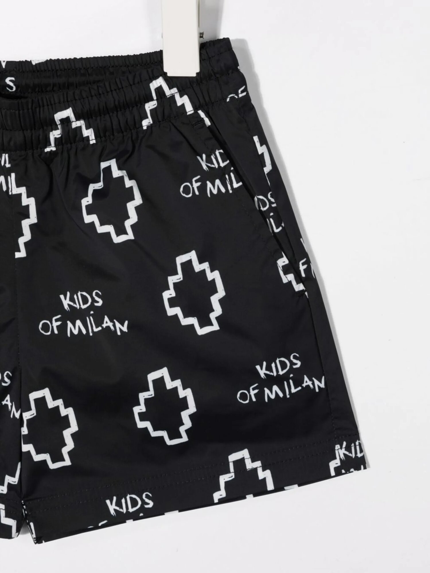 Шорты для плавания MARCELO BURLON, размер 10 лет, черный — фото 1