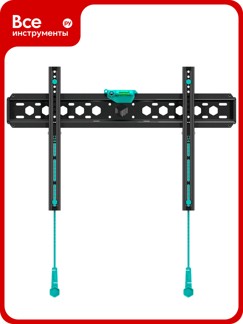 Фиксированный кронштейн для телевизора 43-85 ONKRON Black FM6, телевизора 43