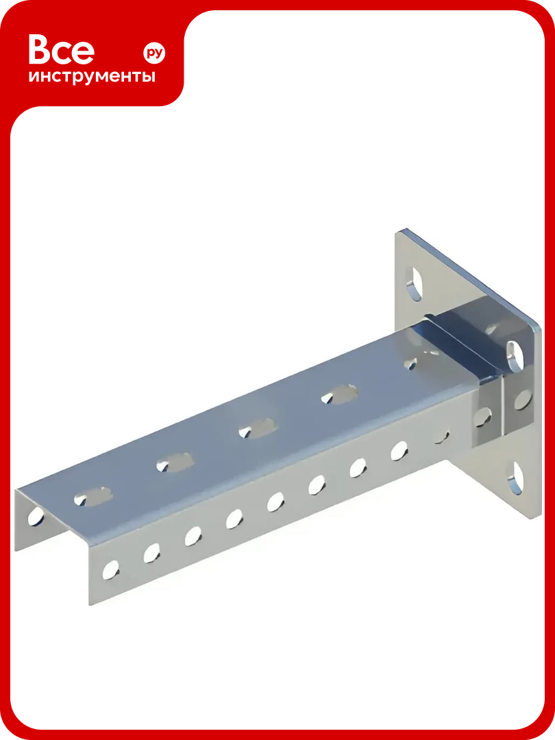 Стойка консольная ООО "стальные системы" SK-P-2000 70x50 (2,0мм) с приварным основанием усиленная L=2000мм SK12SO200-17,