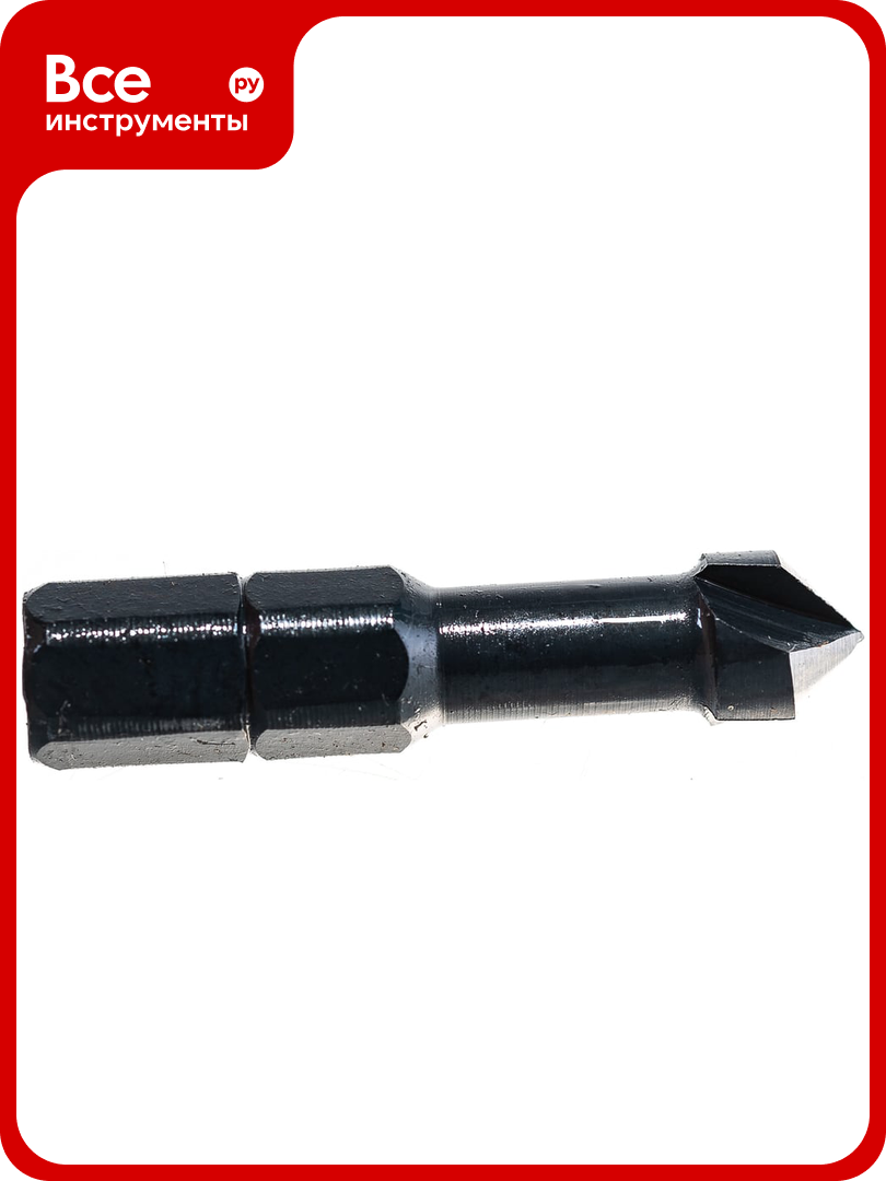 Зенковка-бита D=6.3мм. Bucovice Tools, Оснастка изготовлена из быстрорежущей стали