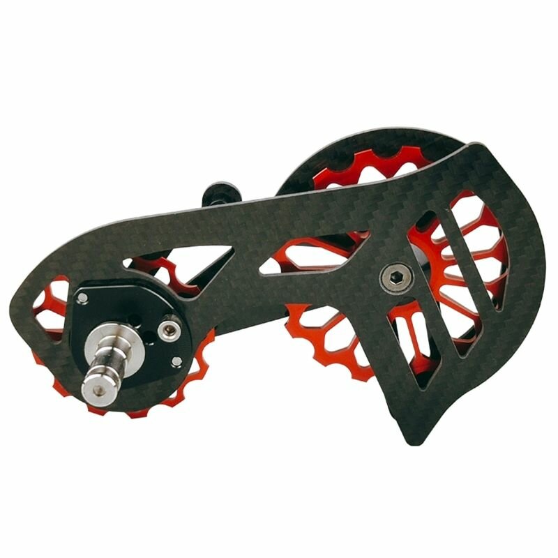 Велосипед углеродного волокна направляющие колеса-SD3 красный