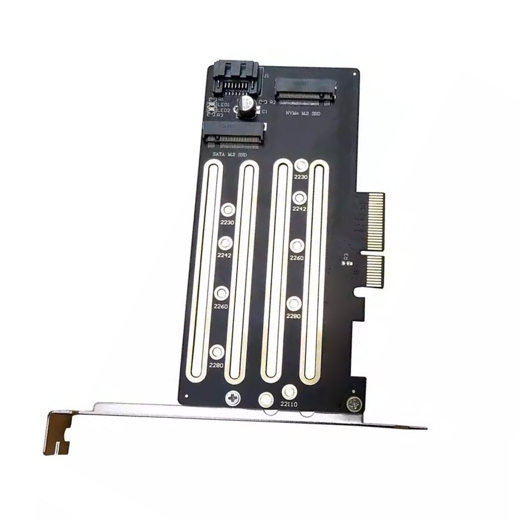 Адаптер M.2 PCIE для настольных ПК, Плата расширения хост-контроллера, Конвертеры M.2 NVMe в PCIe 4.0 x4 SSD, Плата расширения материнских плат
