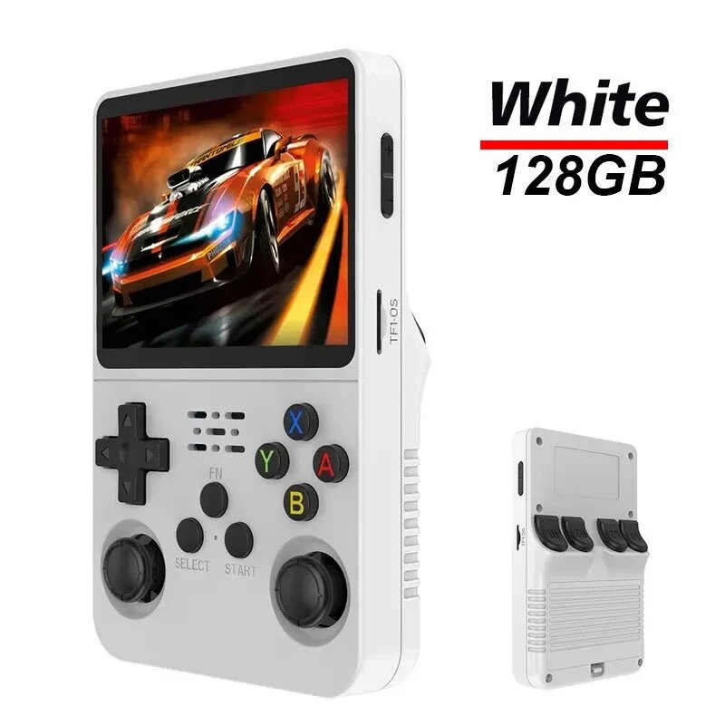 Портативная игровая консоль R36S White 128GB