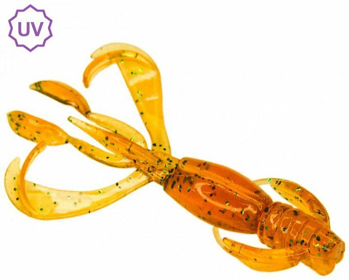 ESOX Flapper 2,8 70 мм FK007 Green Amber приманка для рыбалки 6 шт в упаковке