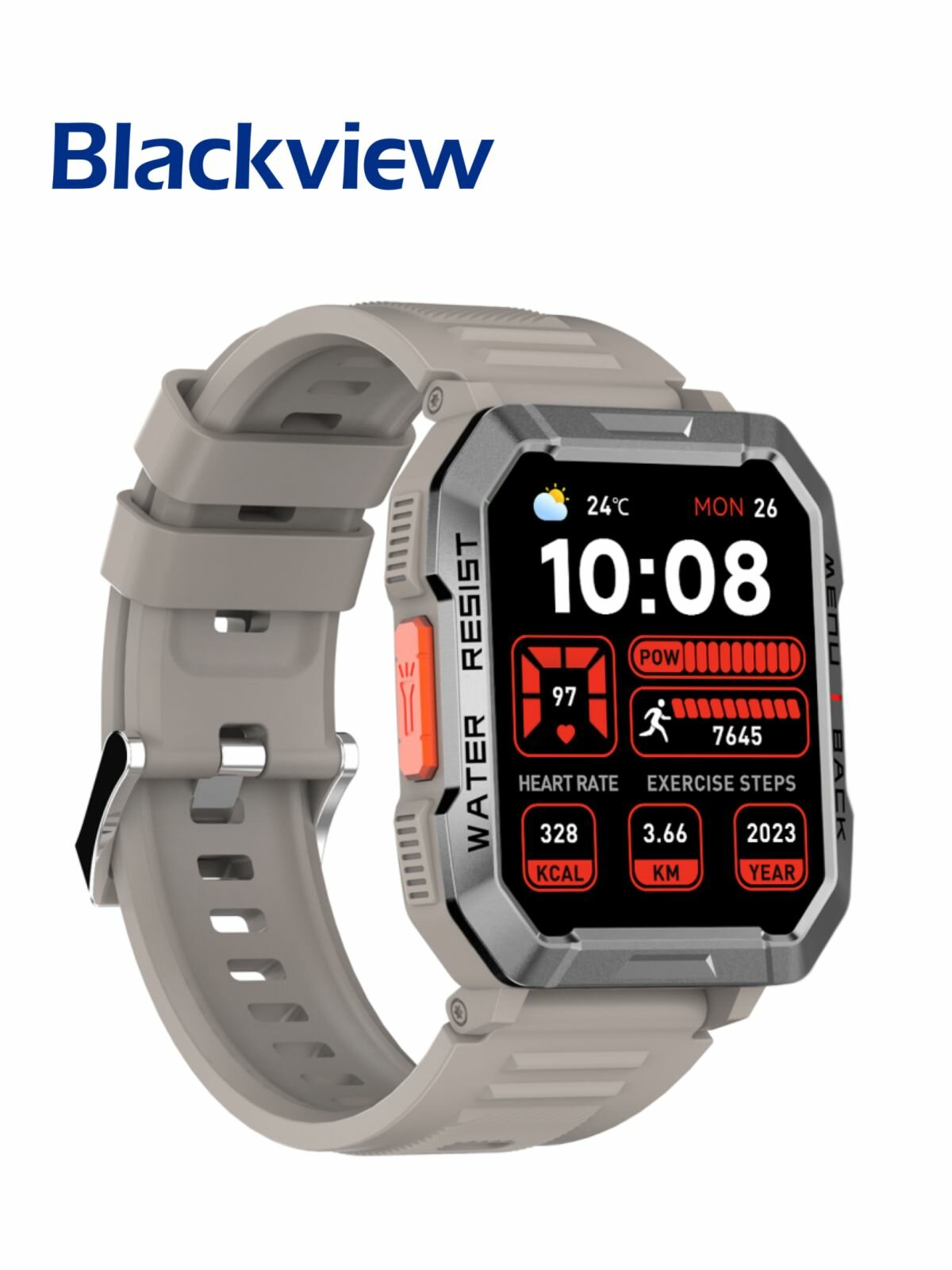 Смарт-часы Blackview W60 с функцией ответа и динамиком для фитнес-трекинга