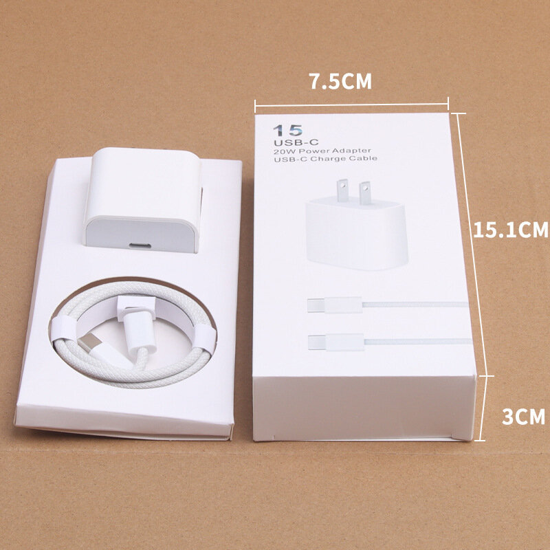 Подходит для зарядного устройства Apple PD20W, комплект для быстрой зарядки 35W PD, кабель для передачи данных iPhone