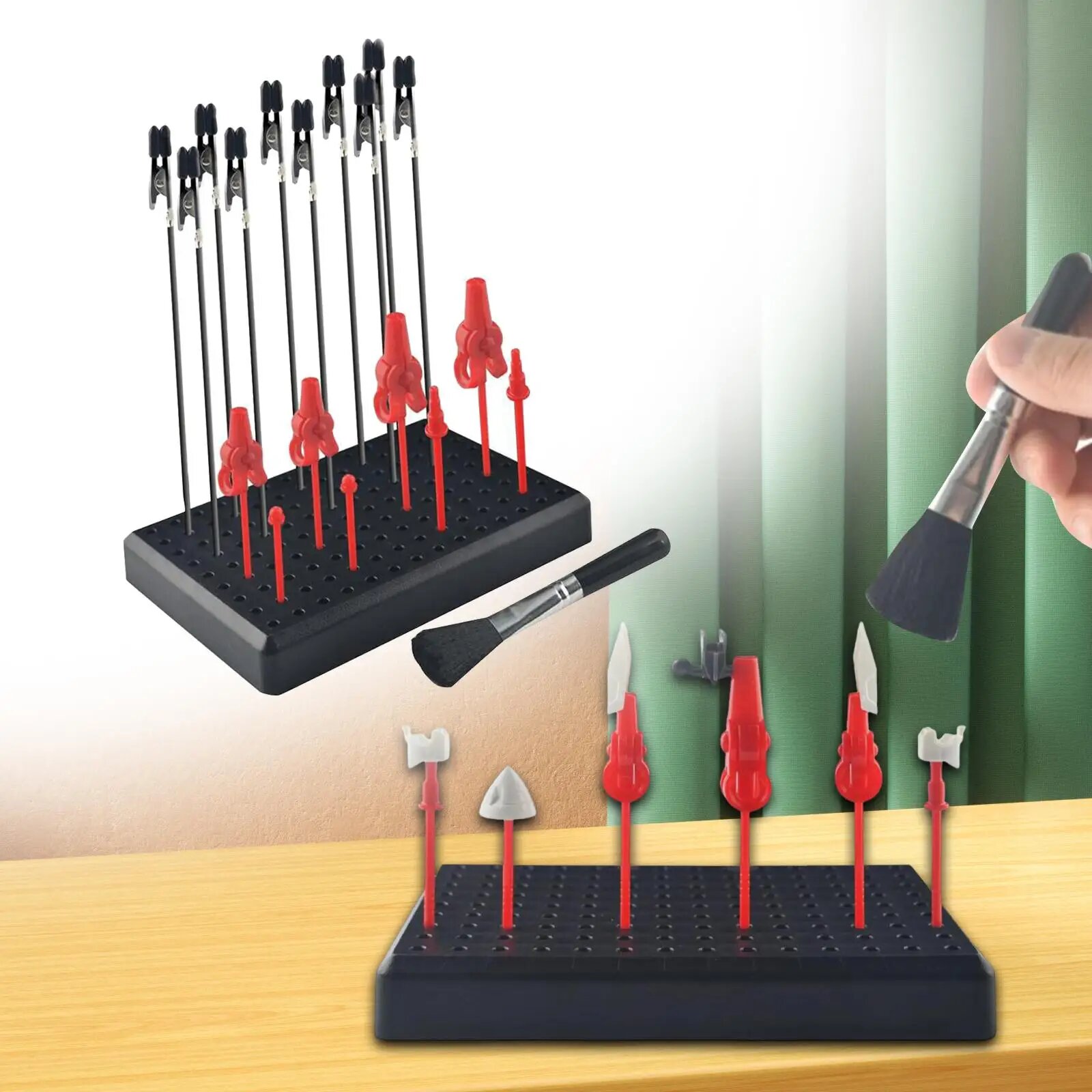 Набор зажимов "крокодил" MagiDeal для моделизма