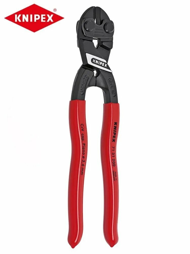 Компактные болторезы KNIPEX 71 31 200 CoBolt Высокая эффективность Высокая твердость Противоскользящий