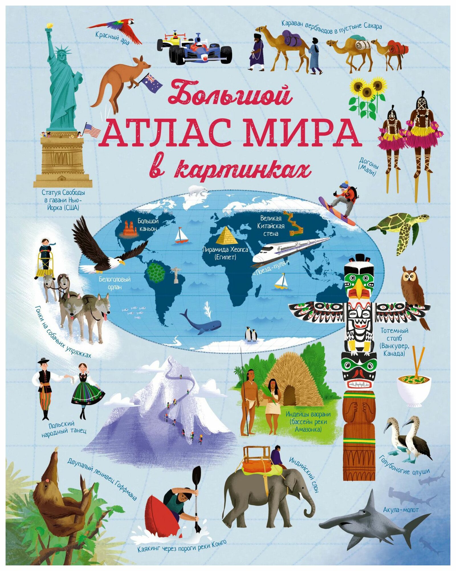 Большой атлас мира в картинках / Бон Э.