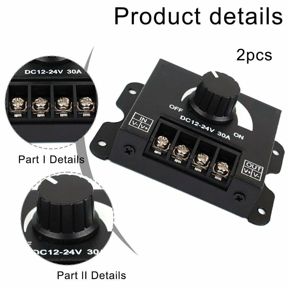 Регулятор напряжения DC-DCСтабилизатор Напряжения 30A Источник Питания Регулируемый 12v-24V