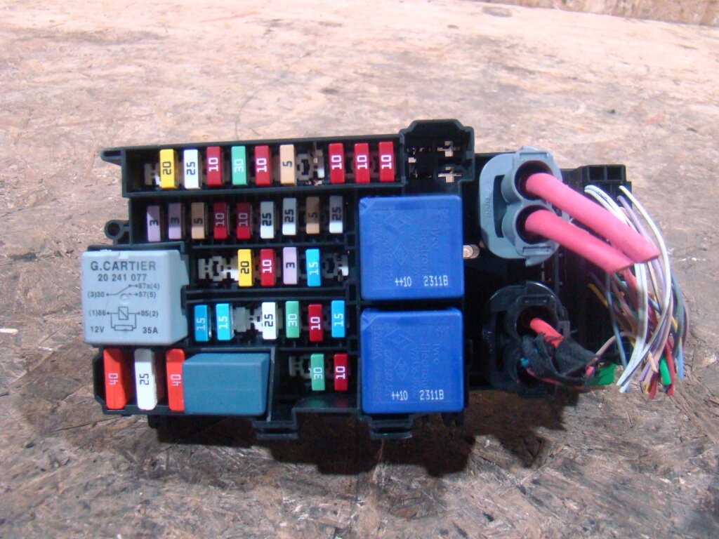 Renault Megane 3 Блок предохранителей 243510001R