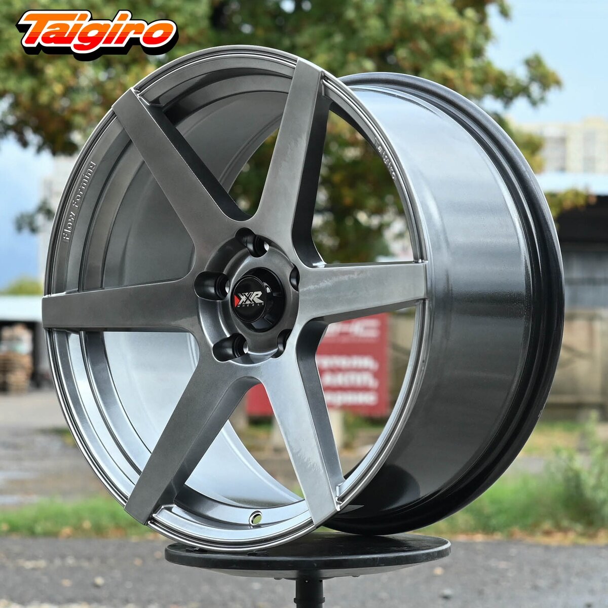 Комплект дисков R18 Taigiro XXR 8.5J ET30 5*114.3 (K034) Тёмный хром