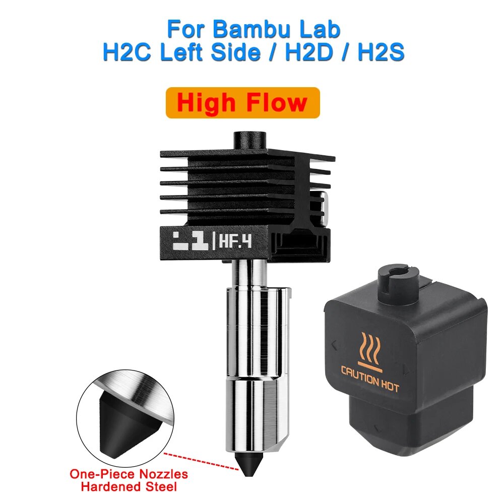 Hotend комплект Bambu Lab H2C/H2D/H2S HF, Черный