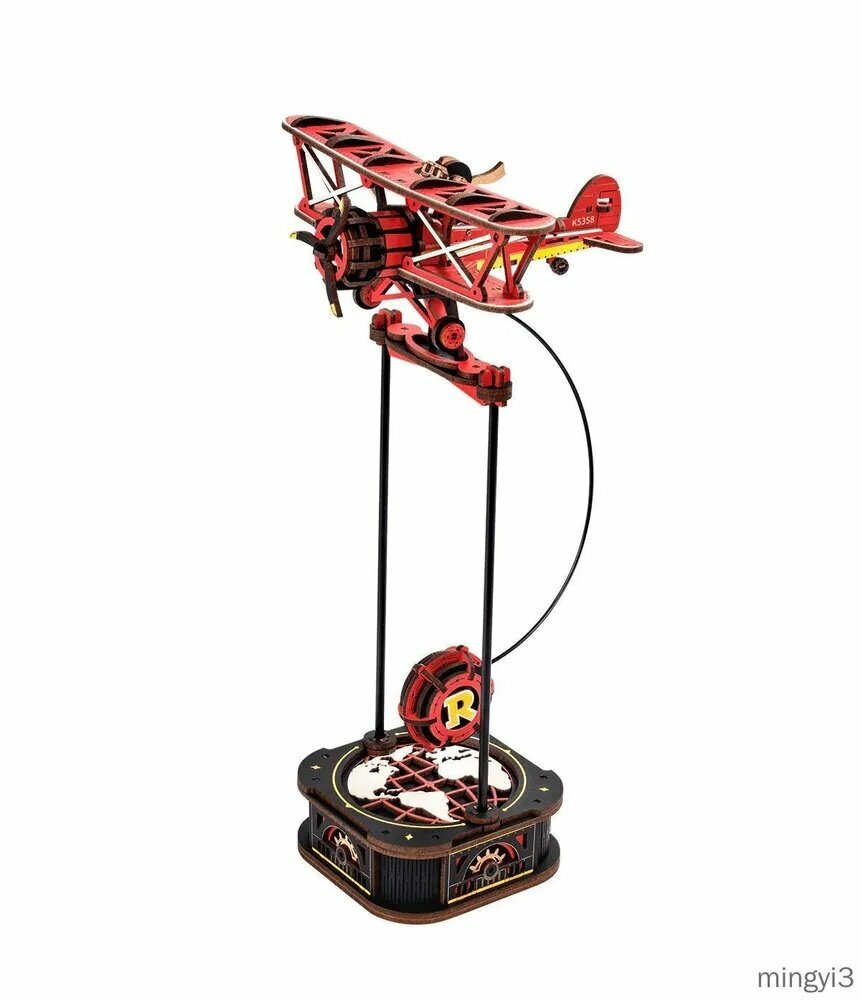 Деревянный конструктор балансир Небесный капитан Robotime Sky Captain