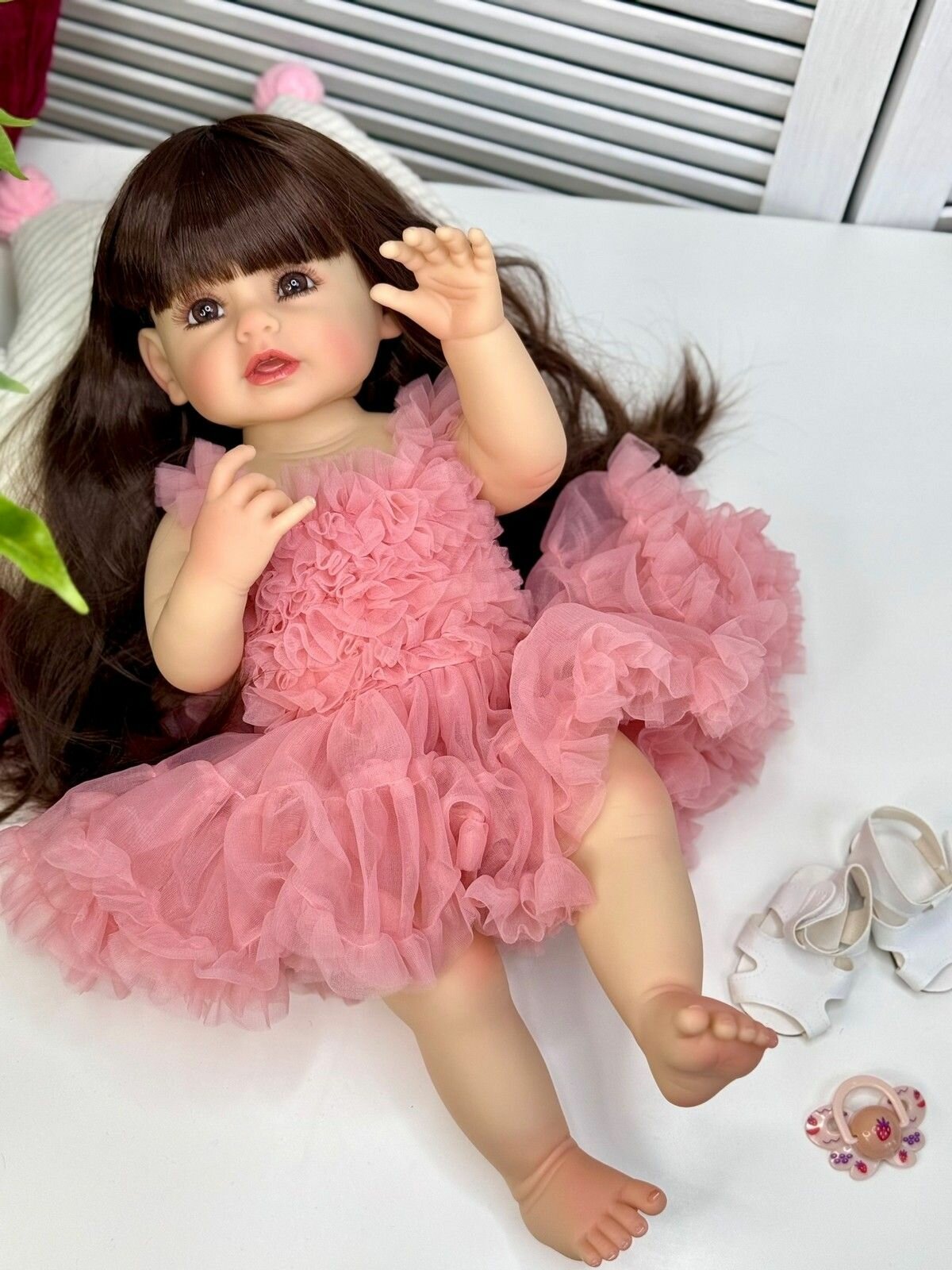 Кукла Реборн виниловая 55 см