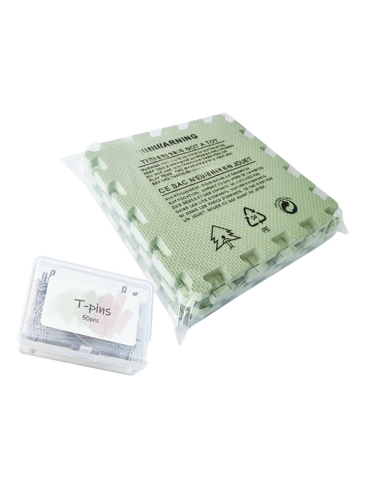 4/9 Шт Блокирующая доска для вязания крючком Блокирующие коврики для энтузиастов любителей