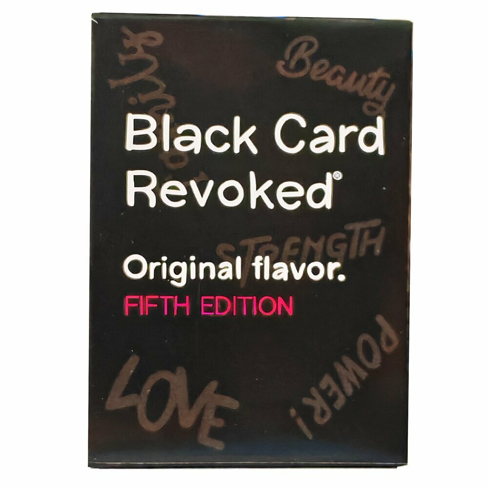 Трансграничный бестселлер black card revoked All-English карточная вечеринка карточная игра пасьянс игра Рождественский