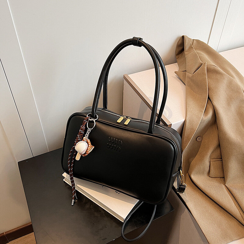 ⭐Горячая распродажа женской сумки, сумки для боулинга, сумки через плечо, PU, модная сумка Prettyzys, большая вместимость, оптовая сумка⭐