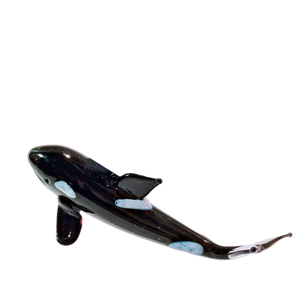Стеклянный брелок с дельфином-косаткой