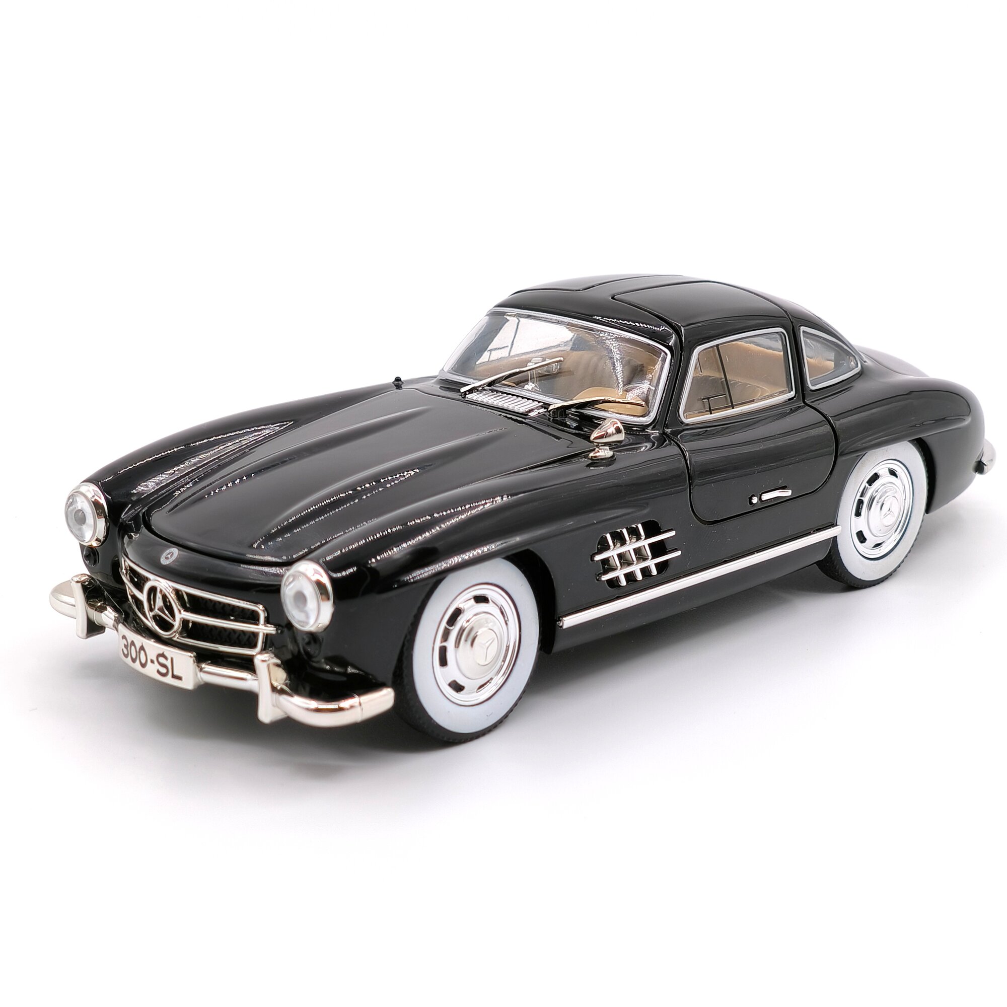 Машинка металлическая Mercedes-Benz 300SL 1954 AMG (Мерседес-Бенц 300 ЭсЭл 1954 АЭмГэ) Детская игрушка / Масштаб 1:24