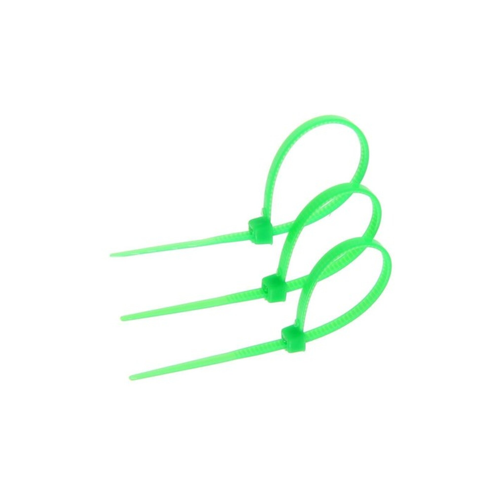 Хомут нейлоновый для стяжки, тундра, 2,5х100 мм, зеленый, 100 шт 2393892