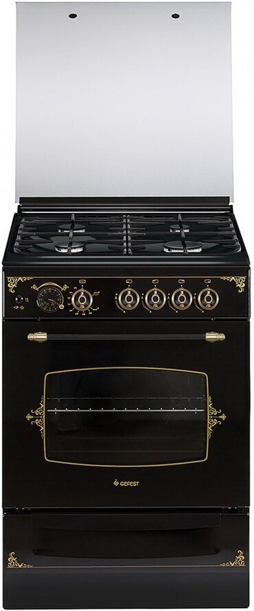 Газовая плита Gefest ПГ 6100-03 0179 60 см, 52 л, 4 конфорки, черный