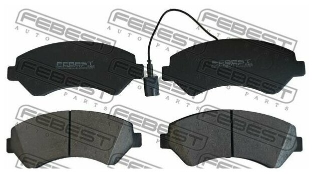 Колодки тормозные передние комплект CITROEN JUMPER III/ RELAY III 2006-