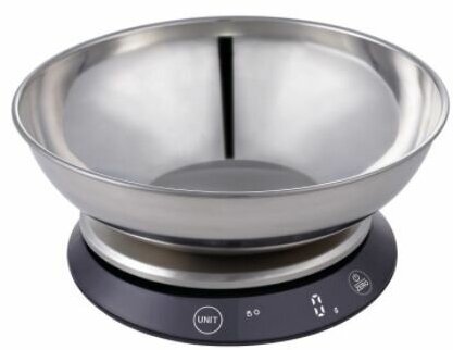 Весы электронные кухонные Pioneer PKS1012 со съемной металлической чашей, измерением веса и объема жидкости