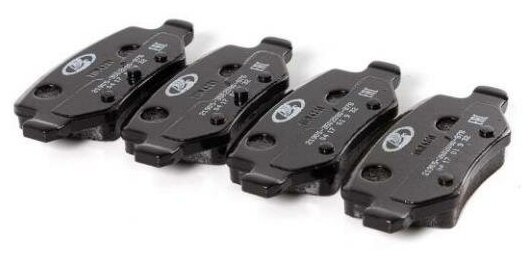 Колодки тормозные задние LADA 21905350208087 для LADA Kalina Sport, Granta Sport 4 шт.