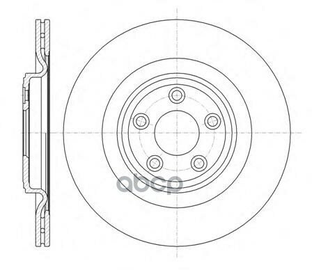 Диск торм задн вент. Jaguar XF XJ XK S-Type Road house арт. 6137510