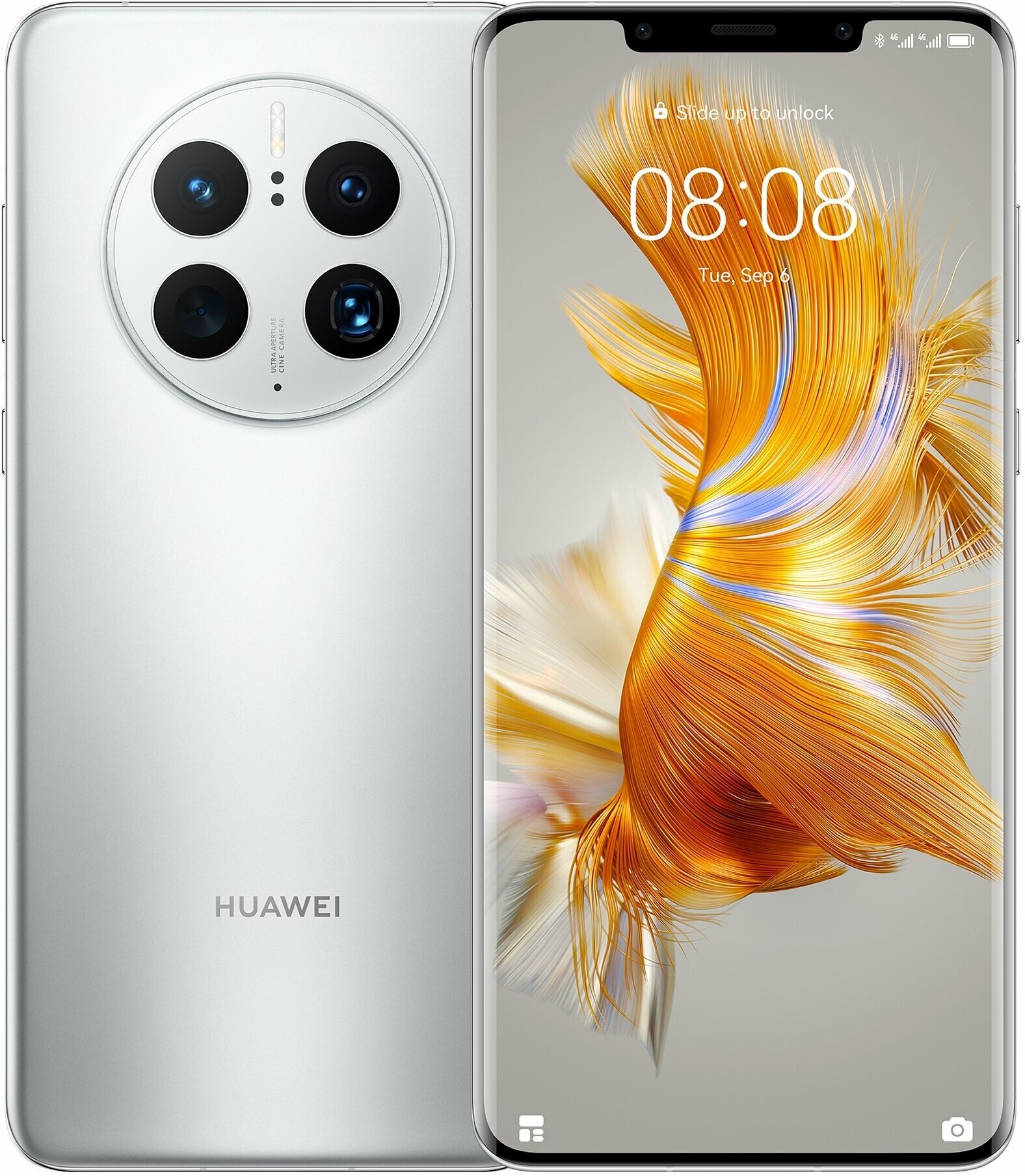 Смартфон HUAWEI Mate 50 8/256 ГБ RU, Dual nano SIM, снежное серебро Ресейл