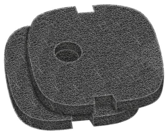Губка Sera filter mat floss, синтепон, 2 шт, чёрная