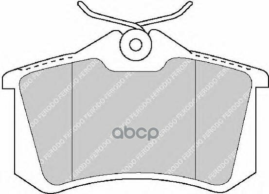 Колодки тормозные дисковые Ferodo арт. FDB1788