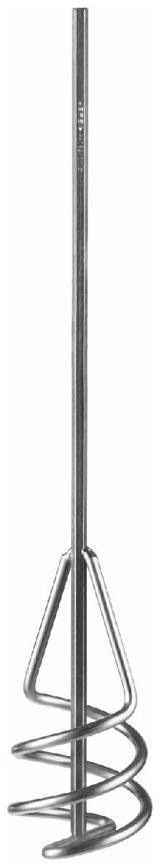 Миксер для песчано-гравийных смесей ЗУБР Профессионал 100х580мм с шестигранным хвостовиком 10мм для смеси 10-15кг