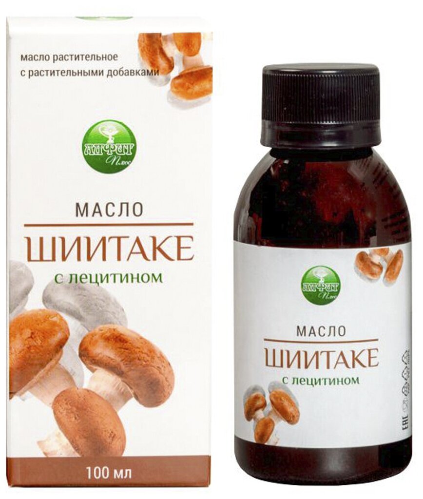 Масло Шиитаке с лецитином "Алфит Плюс", 100 мл, Алфит Плюс