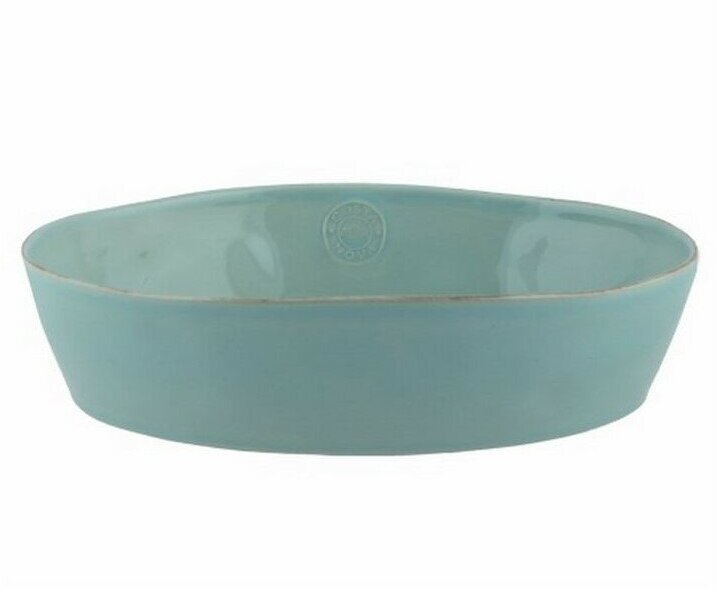 Блюдо овальное для запекания Nova, длина 30 см, материал керамика, цвет бирюзовый, Costa Nova, Португалия, NOA301-TRQ(NOA301-02409E)