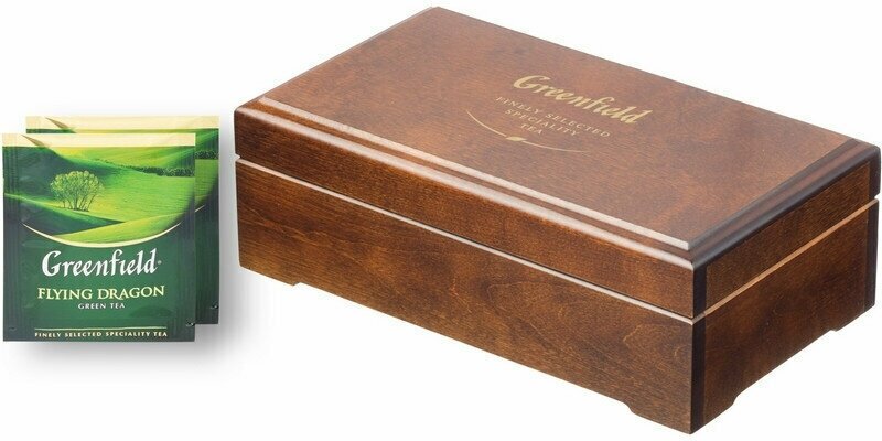 Чай Greenfield ассорти дер. шкатулка, 177г, 888122