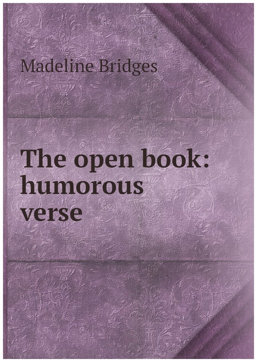 The open book: humorous verse