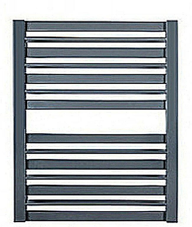 Focus 100x40 (см) Дизайн радиатор водяной Черный