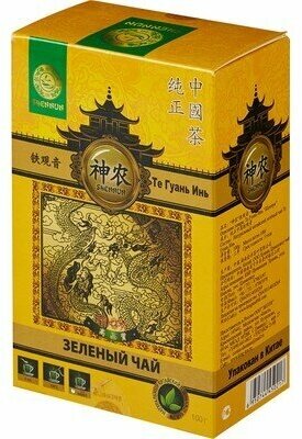 Чай Shennun Те Гуань Инь зеленый, листовой, 100 г. 13063, 464232