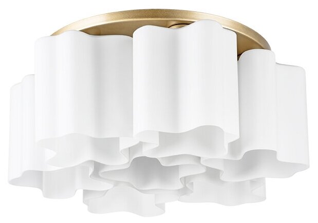 Люстра потолочная Lightstar 802073 Люстра NUBI 7х40W E27 шампань/белый