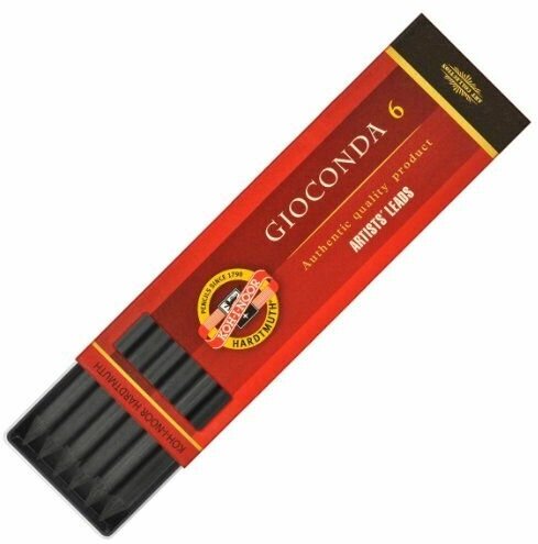 Набор стержней для цангового карандаша d:5,6мм H 6шт. GIOCONDA