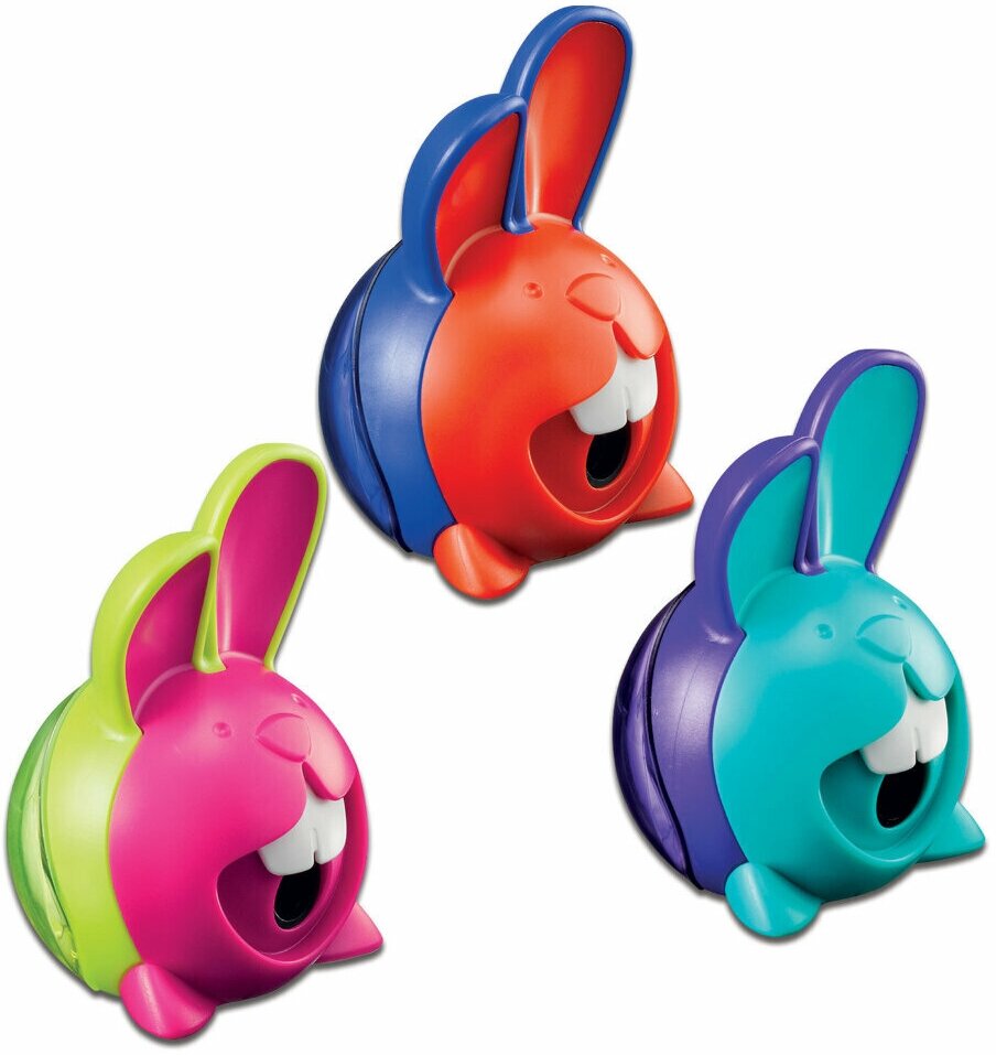 Точилка MAPED (Франция) "Croc Croc Innovation", с контейнером, интерактивная, ассорти, 017611, 20 штук, 227334