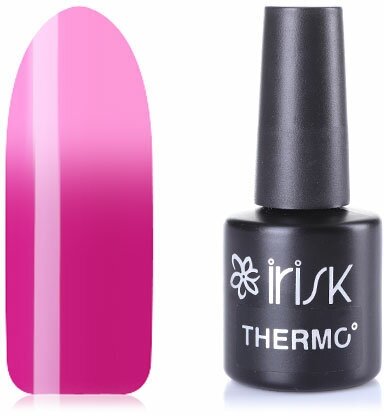 IRISK, Гель-лак Thermo (с термо эффектом), 10мл (10) (яркий розово-фиолетовый/светло-розовый, без блесток и перламутра, плотный.)