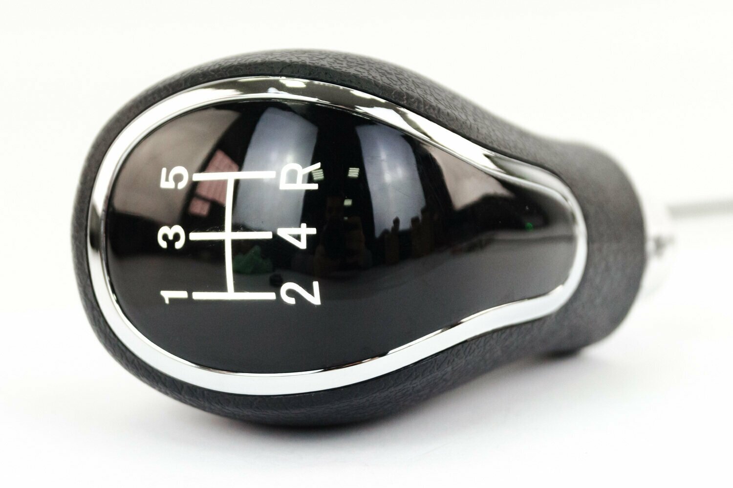 Ручка КПП в стиле Vesta хром, белая подсветка Sal-Man на Лада Гранта, Гранта FL, Калина 2, Приора 2, Веста, Datsun трос